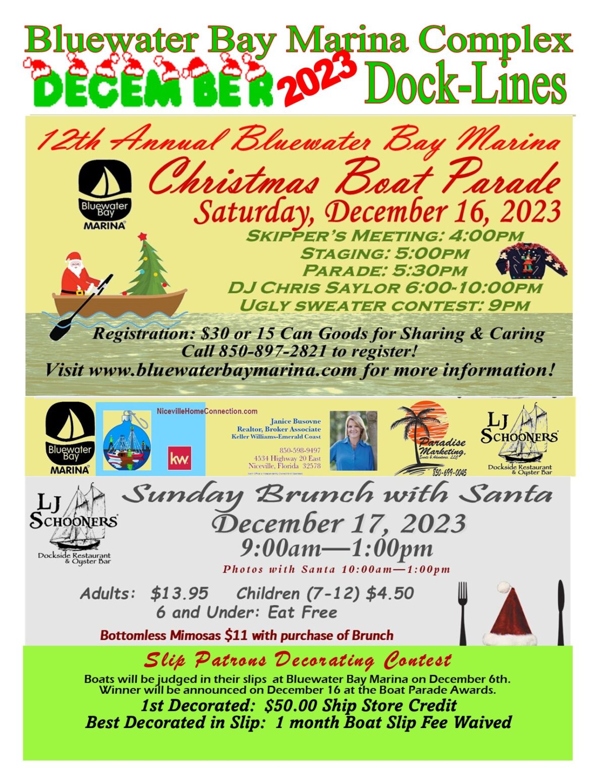 Bluewater Bay Marina Complex – Restaurant, oyster bar, events, boats ...