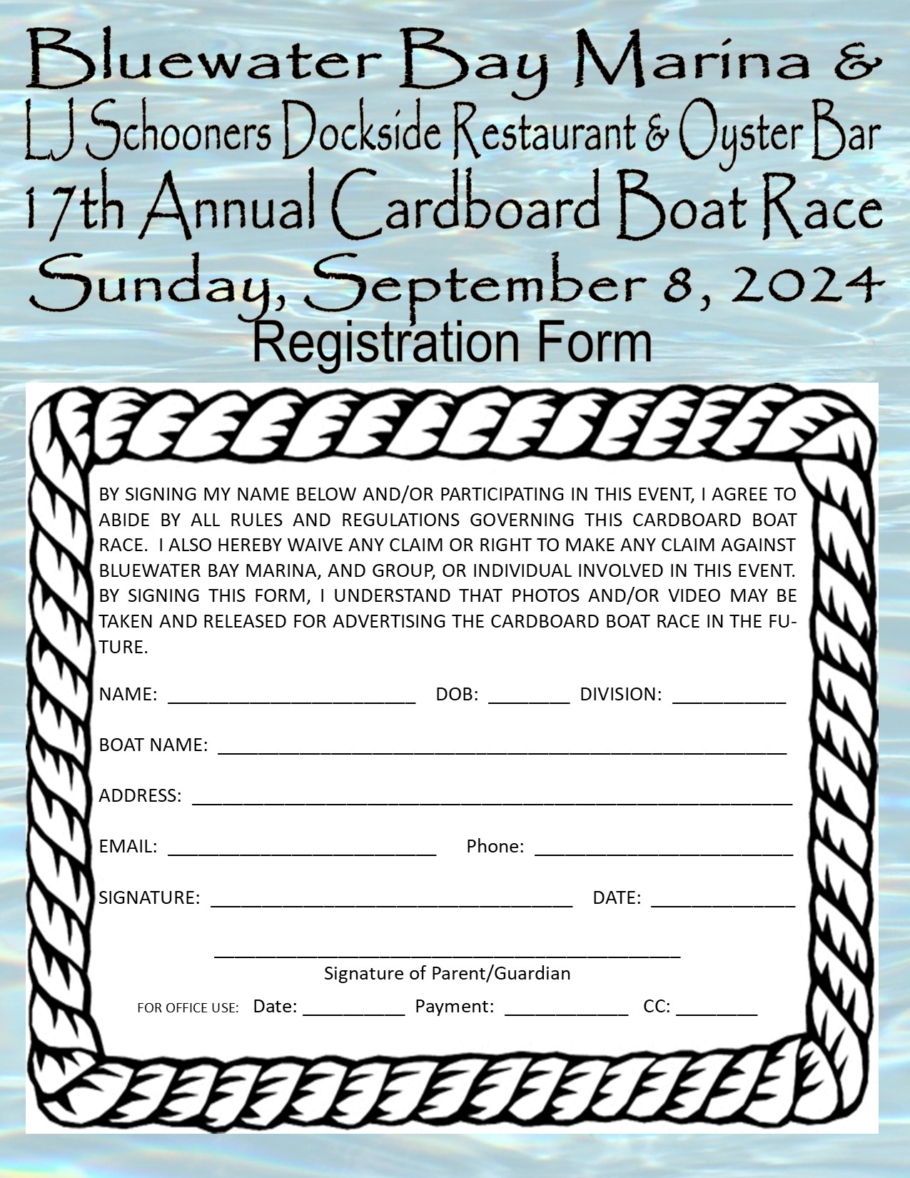 17th Annual Cardboard Boat Race – Bluewater Bay Marina Complex